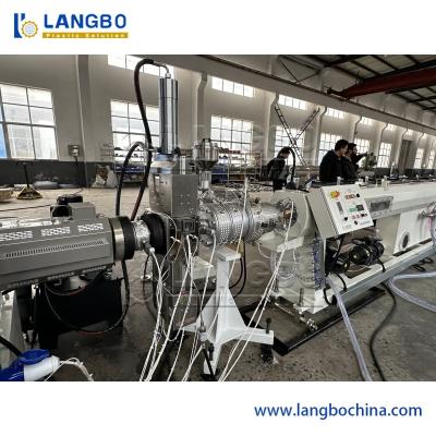 China 3 Layer Co-Extrusion PPR Pipe Extrusion Line 350kgs/h PLC Control for sale