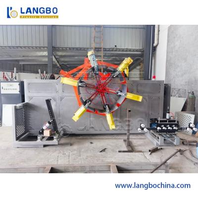 China Automatic PEX Pipe Coiling Machine with 16-40mm Pipe Diameter Range, Adjustable Winding System, and PLC Control for sale