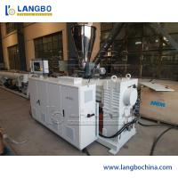 China PVC Conical Twin Screw Extruder For Pipe Profile Powder Processing Production for sale