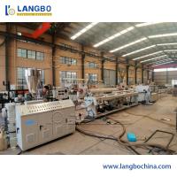China Computer Control PVC Pipe Extrusion Line , Twin Screw Pvc Tube Making Machine for sale