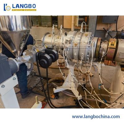 China CE ISO Certified PVC Pipe Extrusion Line with Twin-Screw for 16-630mm Pipes in Agriculture and Construction for sale