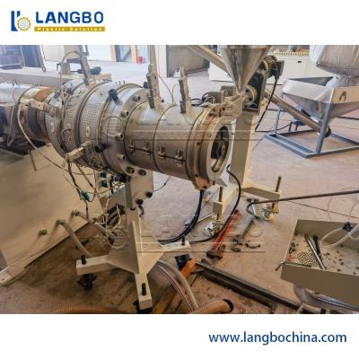 China PVC Pipe Production Line Conical Twin Screw Extruder Speed Control System for sale