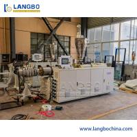 China Pressure PVC Pipe Extrusion Line Adjustable Cutting Speed Max 63mm Cutting Pipe for sale