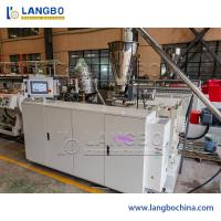 China PVC Pipe Extrusion Line with Precise Diameter Control Cooling Deformation Reduction and Twin Screw Extruder for sale