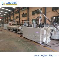 China PVC Pipe Extruder Machine Twin Screw 16-800mm Water Supply Pipe Production Line for sale