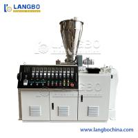 China PVC Edge Banding Tape Extrusion Line 51/105 Twin Screw for Furniture Trim Strip Making for sale