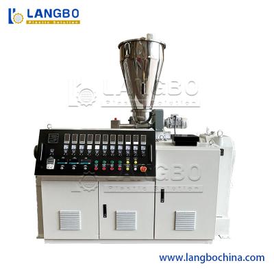 China PVC Edge Banding Tape Extrusion Line 51/105 Twin Screw for Furniture Trim Strip Making for sale