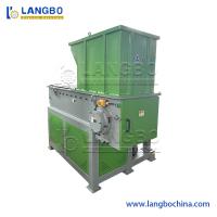 China Industrial Single Shaft Shredder 300-1000 kg/hr for Plastic Metal Tire Rubber Wood Recycling for sale