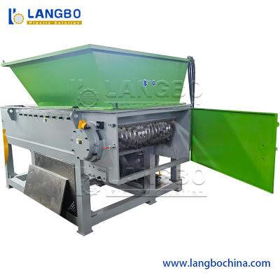 China Single Shaft Shredder Machine for Plastic Waste PP HDPE LDPE PVC 500 kg/hr for sale