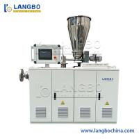 China PVC Cable Trunking Production Line 600mm Max Width Twin Screw Extruder for sale