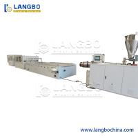 China WPVC Door Panel Extrusion Line with Uniform Thickness Control and Conical Twin Screw for Automatic Operation for sale