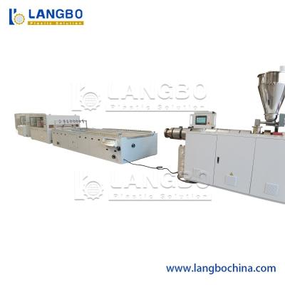 China WPVC Door Panel Extrusion Line with Uniform Thickness Control and Conical Twin Screw for Automatic Operation for sale