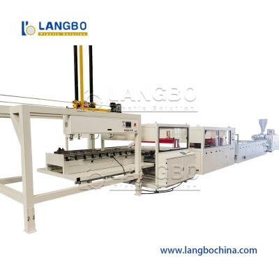 China PVC Profile Plastic Extrusion Machine for Window Door Ceiling Panel 600mm Width 55KW for sale