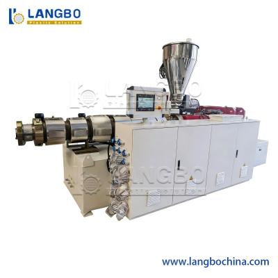 China High-Quality PVC Door Profile Extrusion Line with Conical Twin Screw Extruder 1180mm Profile Size and 22KW Motor Power for sale