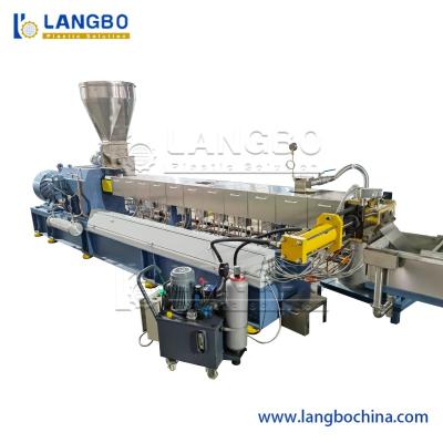 China PVC PE Plastic WPC Compounding Pelletizing Granulator Line/Pelletizing Production Line for sale