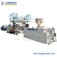 China Waterproof PVC Marble Sheet Production Line with 80-700kg/h Capacity and 18.5-110kW Motor Power for sale