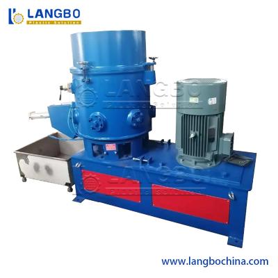 China Waste Plastic HDPE PP Film Woven Bag Recycling Agglomerator Machine 1600L 300-450kg/hr for sale