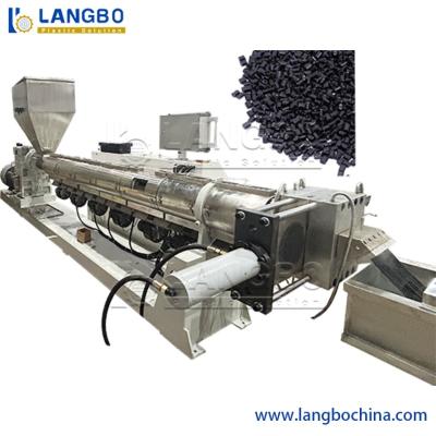 China PVC Granulation Line Granules Making Machine 45-92mm Twin Screw 70-800kg/h for sale