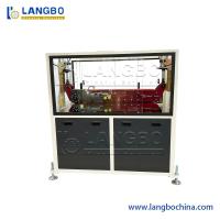 China PVC Price Tag Profile Extrusion Machine 45kw Single Screw Extruder for Supermarket Shelf Edge Label Holder Production Line for sale