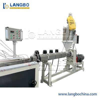 China PVC Price Tag Holder Extrusion Line with PLC Control 37KW 45KW Single Screw Extruder for Retail Labels for sale