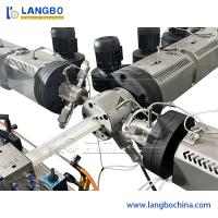 China PVC Plastic Shelf and Lable Plastic Profile Machine Production Line / PVC Plastic Price Tag Extrusion Line for sale