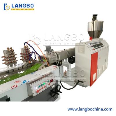 China Soft Sealing Waterstop Strip Rod Plastic PC PP PVC Corner Beads Profile Making Machine for sale