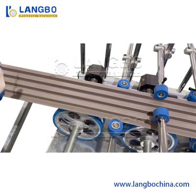 China Wood Grain WPC Bamboo Charcoal Fiber PVC Wall Panel Extrusion Production Line 180mm-600mm for sale