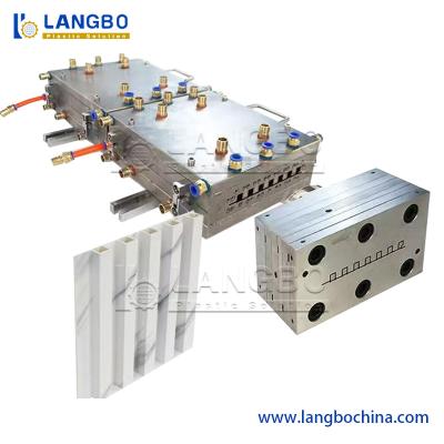 China PVC Profile Extrusion Line Conical Twin Screw Extruder 22KW to 55KW for Window Door Ceiling Profiles for sale