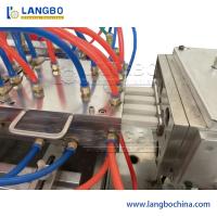 China PVC Profile Extrusion Line Conical Twin Screw Extruder 22KW to 55KW for Window Door Ceiling Profiles for sale