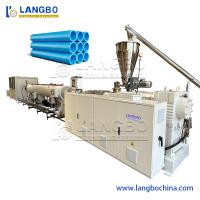 China UPVC PVC Pipe Extrusion Line Full Automatic Plastic Pipe Production Line 65mm 150-250kg/h for sale
