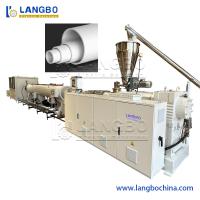 China Full Automatic PVC Pipe Production Machine PLC Control 42KW Power φ16-50mm Pipe Size 20m/min Speed for sale
