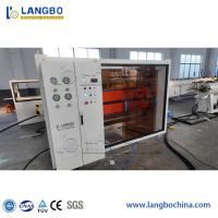 China HDPE Pipe Extrusion Line 110-630mm Single Screw with Water Cooling Tank for Gas Pipes for sale