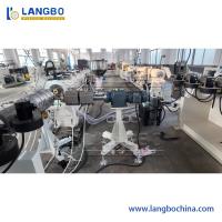 China PE Pipe Production Line 20-630mm Diameter Single Screw Extruder for Water and Gas Pressure Pipe for sale