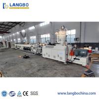 China PE Pipe Extrusion Machine with Single Screw Extruder and Automatic Pipe Cutting System for Smooth Inner and Outer Surface for sale