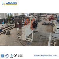 China 75-250mm HDPE Pipe Production Machine 350kg/h Output Online Diameter Control for sale