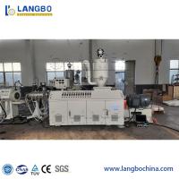 China 20-90mm PE HDPE PPR Pipe Extrusion Line Single Screw Extruder Machine 55kW AC Motor for sale