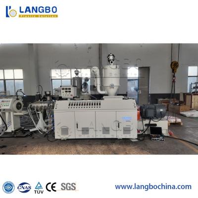 China 20-90mm PE HDPE PPR Pipe Extrusion Line Single Screw Extruder Machine 55kW AC Motor for sale