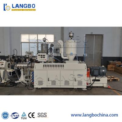 China PE Pipe Production Line 20-630mm Diameter Single Screw Extruder for Water and Gas Pressure Pipe for sale