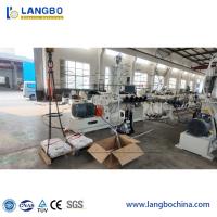 China PE Gas Supply Pipe Extrusion Line 20-63mm HDPE Plastic Tube Making Machine for sale