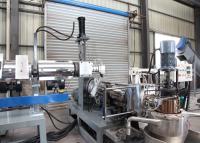 China PP PE Plastic Pelletizing Machine Single Screw Double Stage Extruder 85-150mm Screw 100-600kg/h Capacity for sale