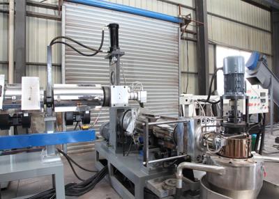 China PP PE Plastic Pelletizing Machine Single Screw Double Stage Extruder 85-150mm Screw 100-600kg/h Capacity for sale