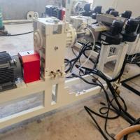 China PVC Price Tag Holder Extrusion Line Single Screw 45mm 37KW for Supermarket Shelf Tags for sale
