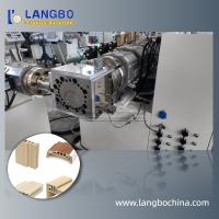 China PVC Window Door Profile Extrusion Line 180mm to 600mm Width Conical Twin Screw for sale