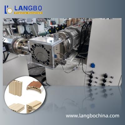 China PVC Window Door Profile Extrusion Line 180mm to 600mm Width Conical Twin Screw for sale