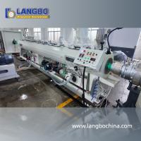 China PVC Window Door Profile Extrusion Line 180mm to 600mm Width Conical Twin Screw for sale