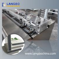 China PVC Profile Extrusion Line 600mm Max Width Conical Twin Screw Extruder PLC Control for sale