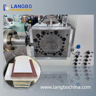 China PVC Profile Production Line Twin Screw Extruder 200-600mm Interior Decoration for sale