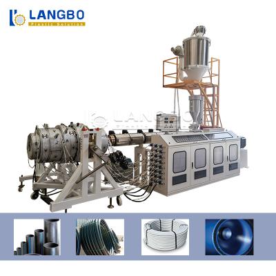 China Plastic Single Extruder PE HDPE Pipe Production Line 20-1200mm Water Supply for sale