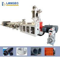 China Natural Gas PE Pipe Production Line Single Screw Extruder HDPE Pipe Machine 16-1200mm for sale