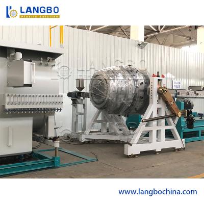 China HDPE Pipe Extrusion Line 16-1200mm Co-Extrusion Technology for Large Diameter Pipes for sale